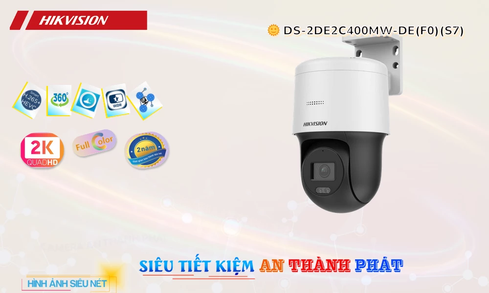 Camera Hikvision DS-2DE2C400MW-DE(F0)(S7) Camera Bình Thạnh Giá Rẻ